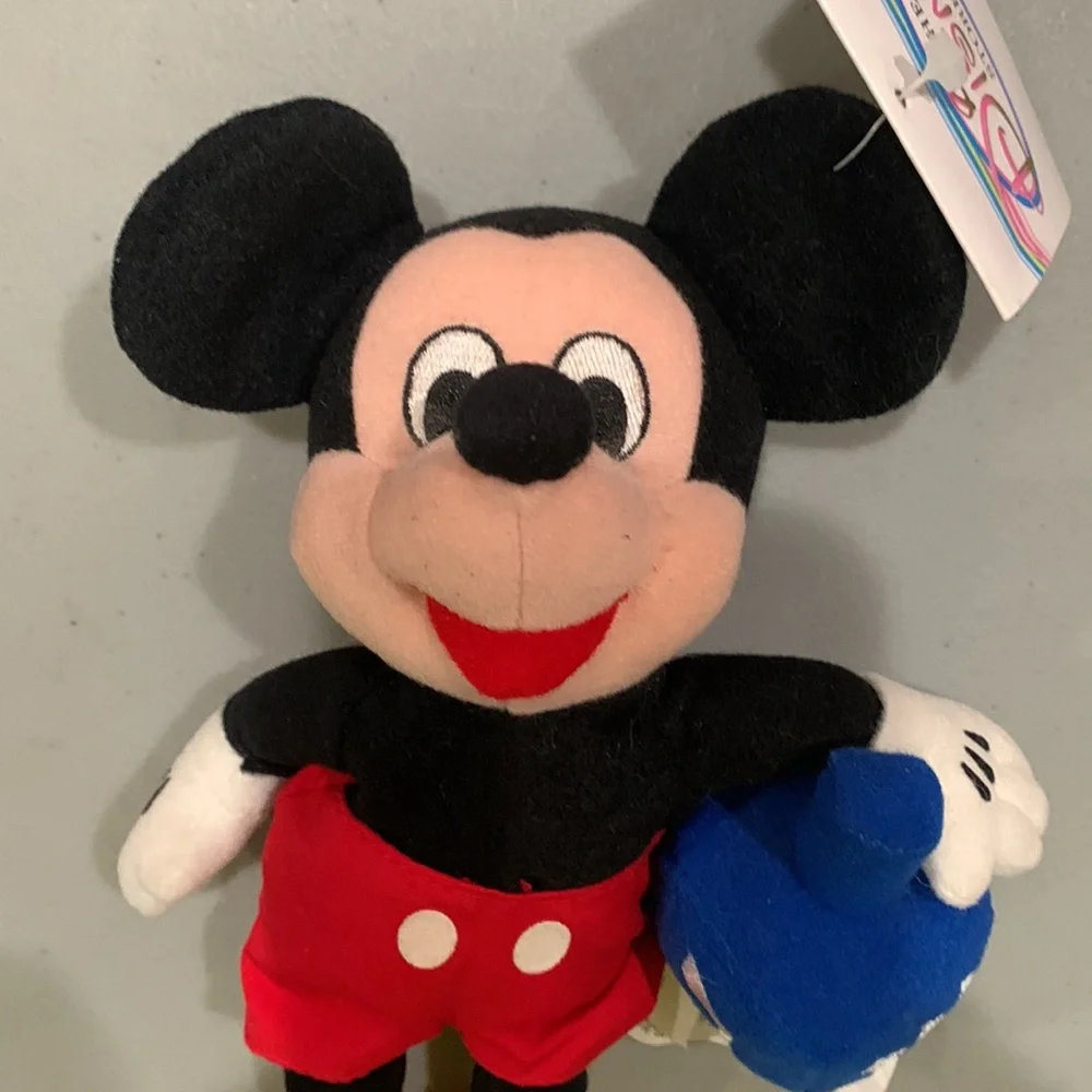 Disney | Toys | Disney Mickey Mouse Dreidel Mini Bean Bag Plush | Poshmark
